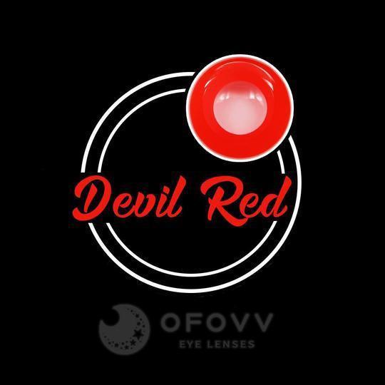 Ofovv Eye Circle Lens Devil Red Naruto Colored Contact Lenses V6032£¨1 ...